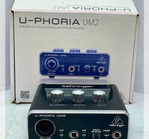 Звуковая карта behringer u-phoria um2