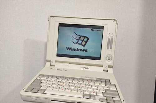 Ретро ноутбук из 90х Compaq LTE Elite 4/40C