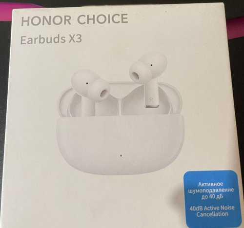 Беспроводные наушники honor earbuds x3