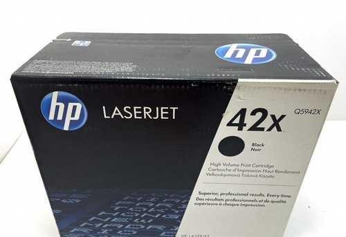 Картридж лазерный HP 42X (Q5942X) новый