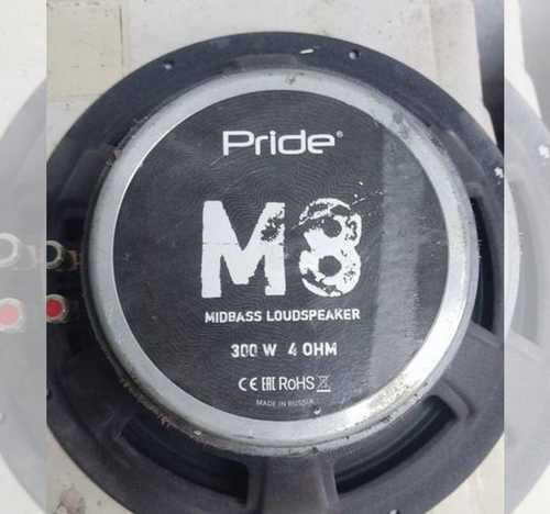 Динамики Pride M8 + сетки и kicx 6,5