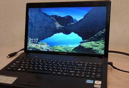 Офисный Lenovo g570, i3, 4gb, ssd 118gb