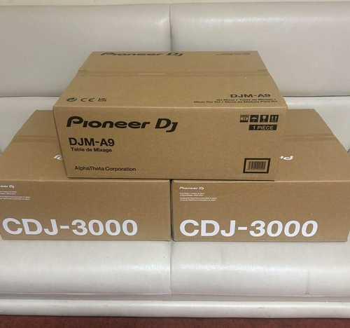 Pioneer CDJ 3000(2шт) + DJM А9 (комплект)