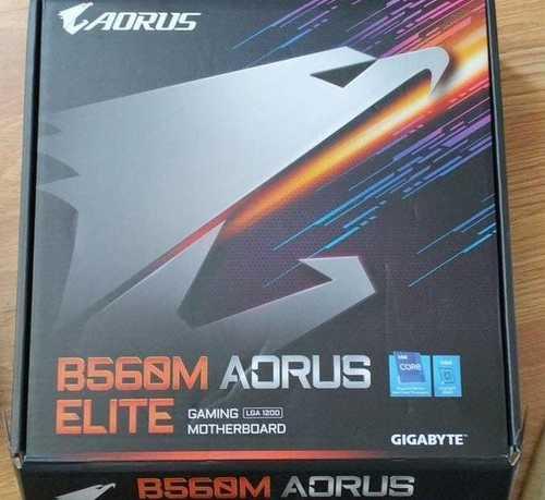 Материнская плата gigabyte B560M aorus elite