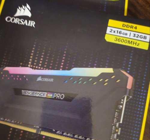 DDR4 corsair vengeance RGB PRO 32gb 3600mhz