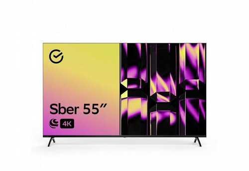 Новый Телевизор Sber SDX-55U4123B, 55", 4K