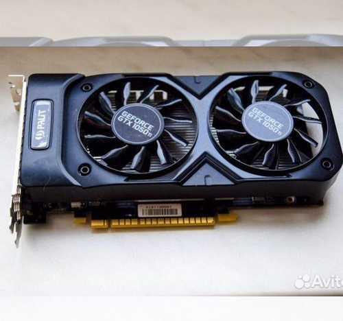 Видеокарта gtx 1050ti 4gb dual oc Palit