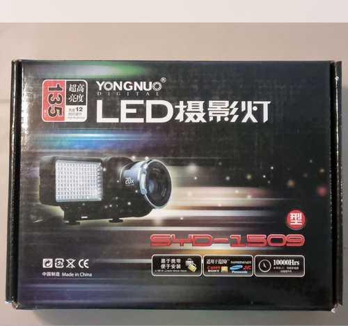 Накамерный светодиодный свет Yongnuo SYD-1509 LED