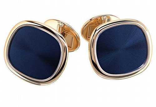 Запонки Patek Philippe Cufflinks Ellipse d'Or Blue