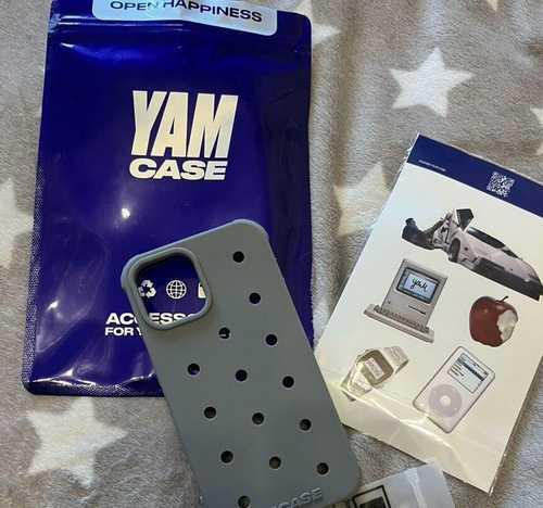 Чехол YAM case Jibbitz на iPhone 12 и 12 pro