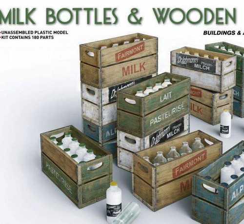 MA35573 1/35 Молочные бутылки с ящиками