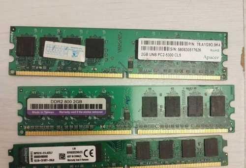 Оперативная память DDR2 2Gb Kingston