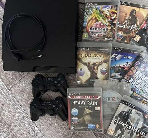 Sony playstation 3 прошитая 2 джойстика