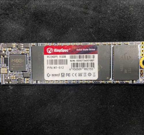 SSD накопитель Kingspec 512GB NT-512 (ngff)