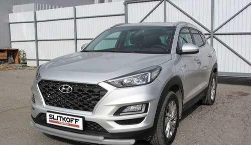 Защита перед.бампера 57+42 Hyundai tucson HT18001S