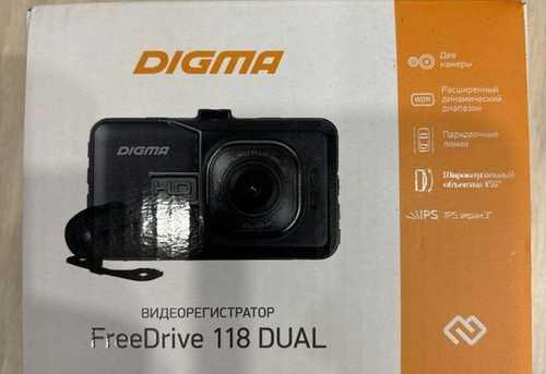Видеорегистратор digma freedrive 118 dual