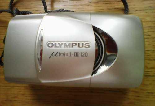 Фотоаппарат olympus mju:-III 120