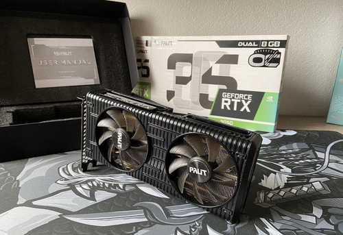 Видеокарта Palit GeForce RTX 3050 Dual OC 8 GB