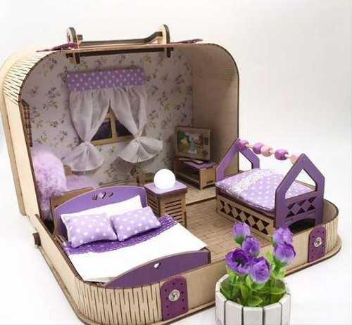 Кукольный домик-чемоданчик «Лавандовое настроение»