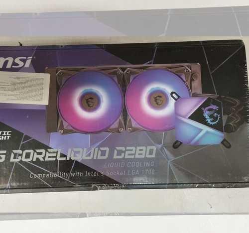 Охлаждение MSI MAG coreliquid C280