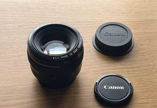Объектив Canon EF 50mm f/1.4 USM в идеальном