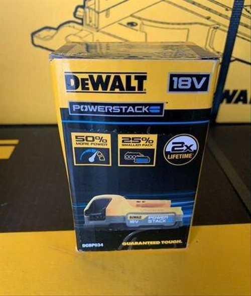 Аккумулятор DeWalt PowerStack dcbp034