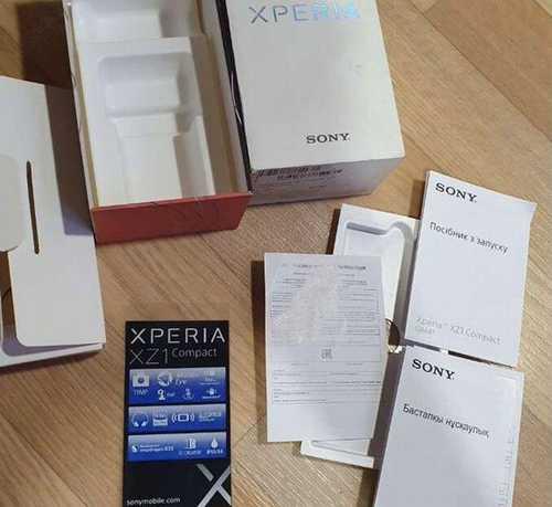 Коробка от телефона Sony Xperia xz1 compact