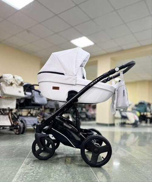 Коляска Riko basic Aicon 2в1 или 3в1 белая экокожа