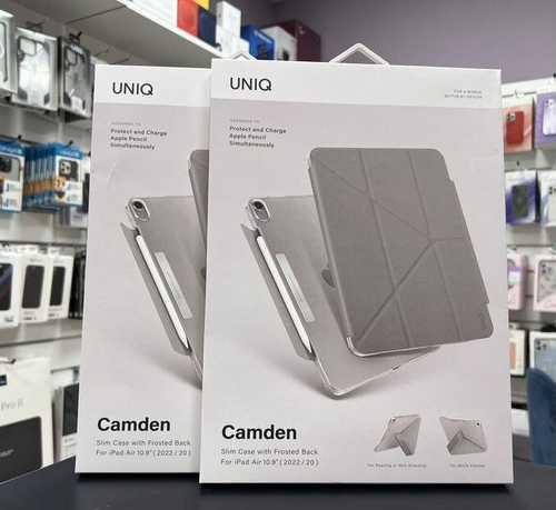 Чехол Uniq camden для iPad AIR 10,9" (20/22) Grey