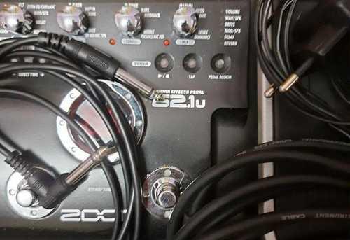 Гитарный процессор zoom G2.1u звуковая карта