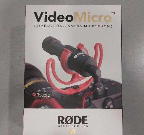 Микрофон rode VideoMicro Новый