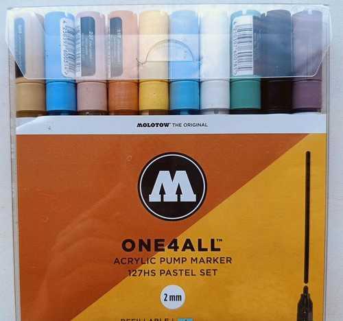 Акриловые маркеры Molotow one4all 10 шт new