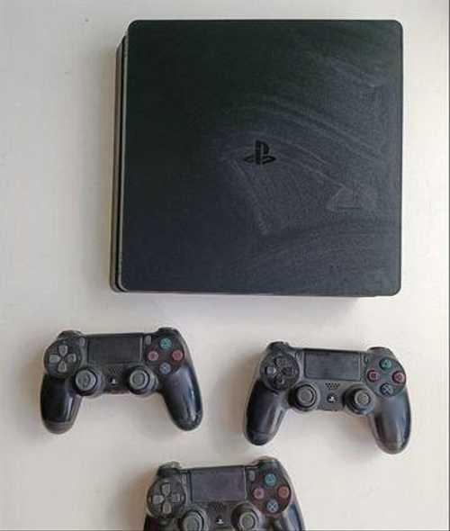 Sony PlayStation 4 slim 1tb с играми