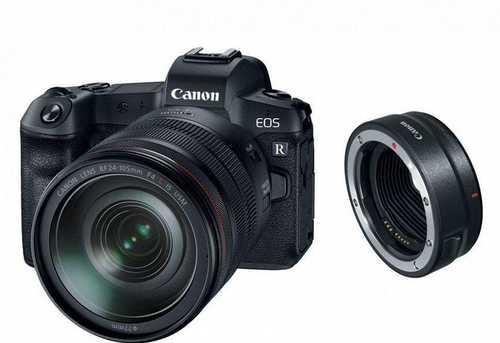 Canon EOS R Kit RF 24-105 f/4L IS USM + EOS R adap