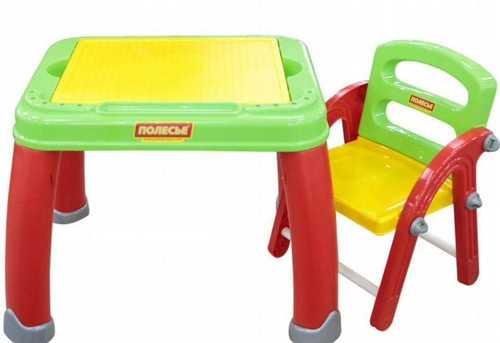 Детский стол и стул Полесье от 1 до 6 лет