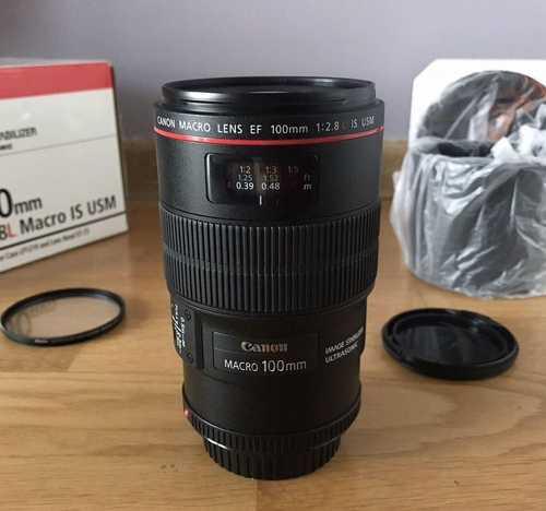 Canon EF 100mm f2.8 Macro IS USM (новый)