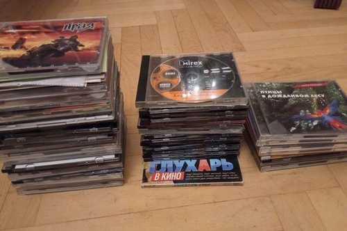 63шт: 30 CD с музыкой + 25 DVD фильмы + 8 разных