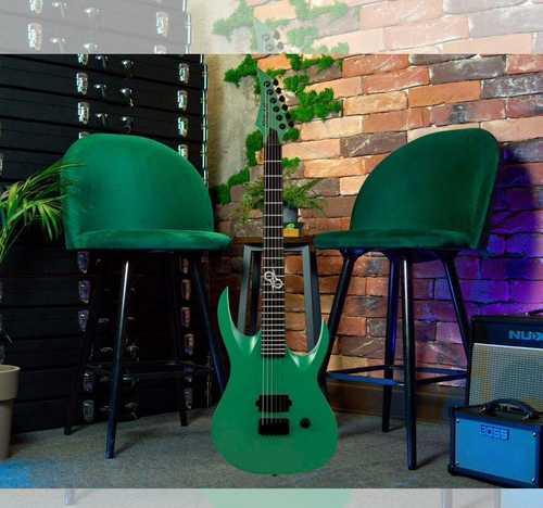 Solar Guitars A2.6AG Army Green Matte