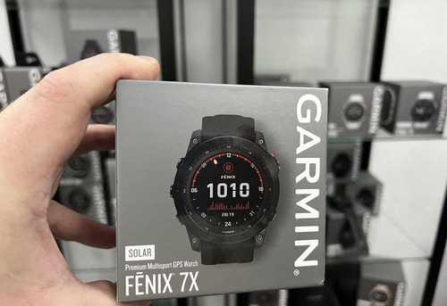 Часы garmin fenix 7x solar pro new eac steel