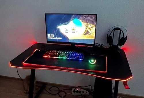 Игровой компьютерный стол с подсветкой