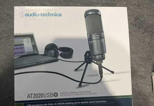 Микрофон студийный audio technica at2020usb+