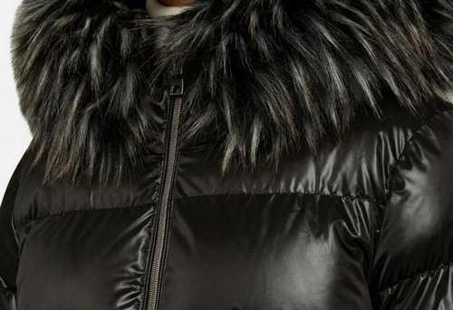 Пальто утепленное Geox w2628h 46 черный новое