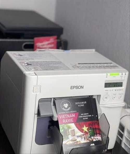 Принтер для печати этикеток цветной Epson C3500