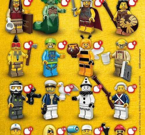 Lego Collectable Minifigures 71001 Серия 10