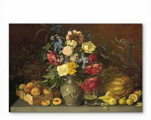 Интерьерная картина "Цветы и плоды" 50х70 см