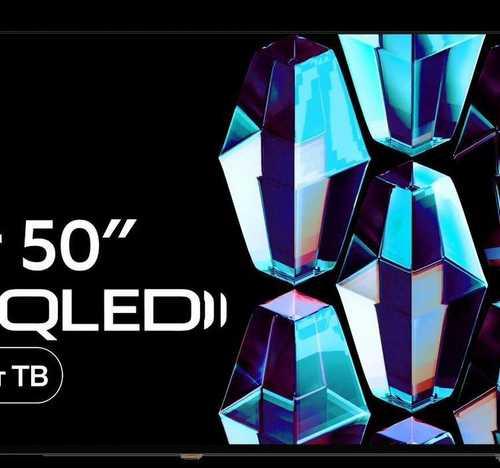 Телевизор Sber qled 4K UHD 50, титан, SDX-50UQ5234