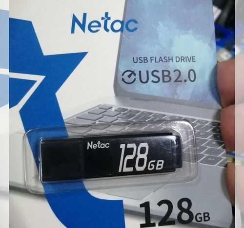 Флешка usb 128gb 2.0 netac U351