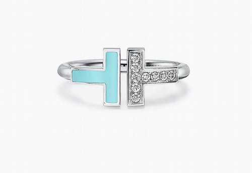 Tiffany кольцо белое золото 750 проба оригинал