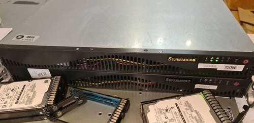Мини сервер Supermicro E5-2680v4 96gb ram