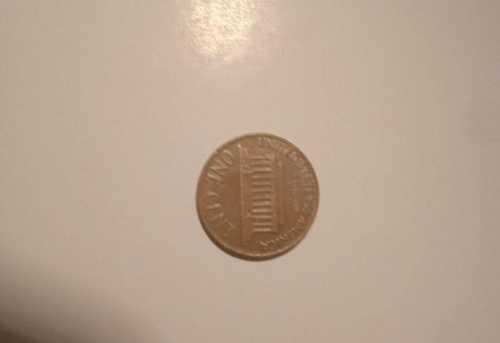 Монета 1964 года с браком "поворот"